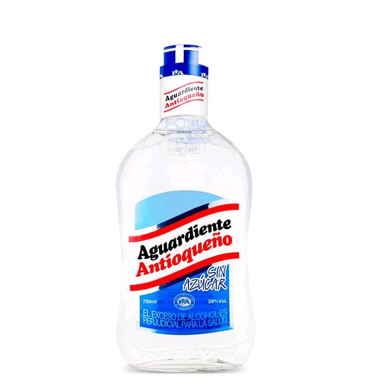 Aguardiente Antioqueño Tapa Azul en Tababela