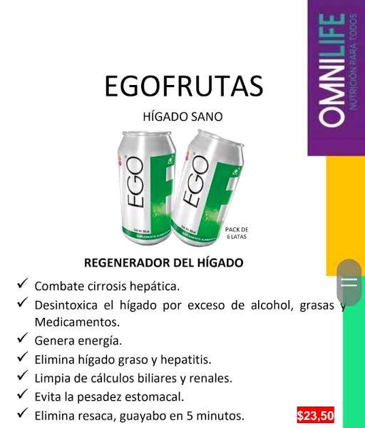 EGO FRUTAS (Bebida nutritiva) en Lima, Perú en Lima
