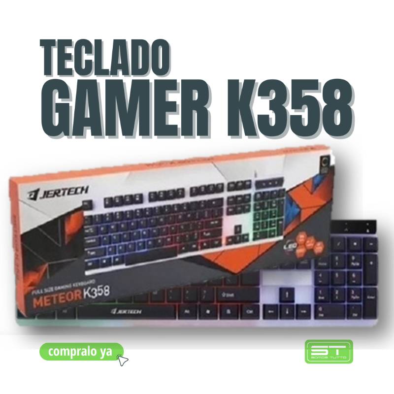 Teclado gamer K358 en Catia La Mar