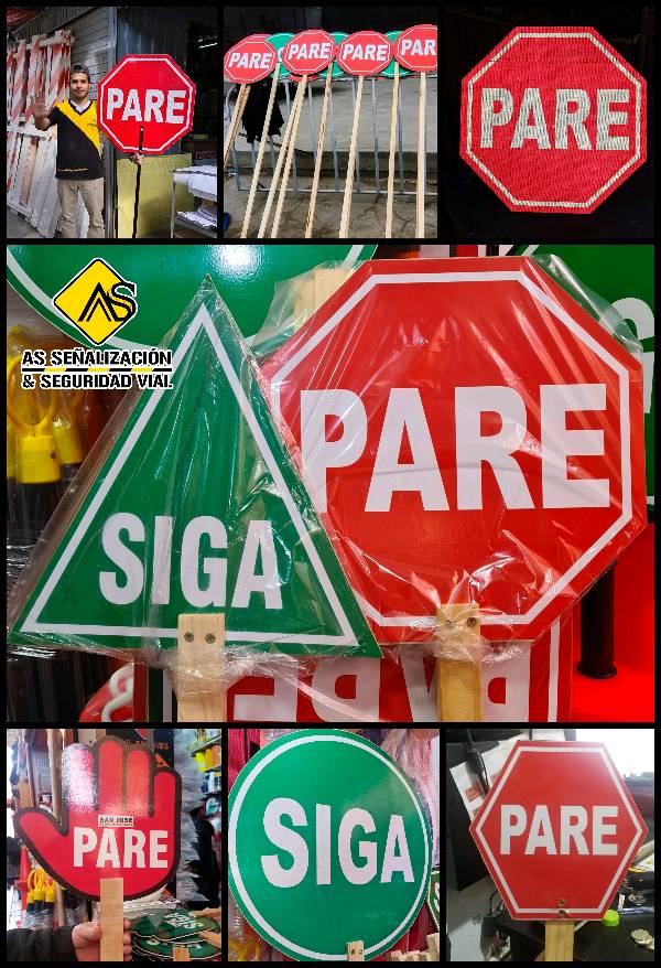 Paleta de señalización en Lima