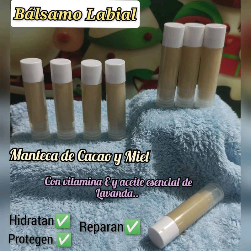 Bálsamos labiales Naturales con Manteca de Cacao y Miel en Alajuela
