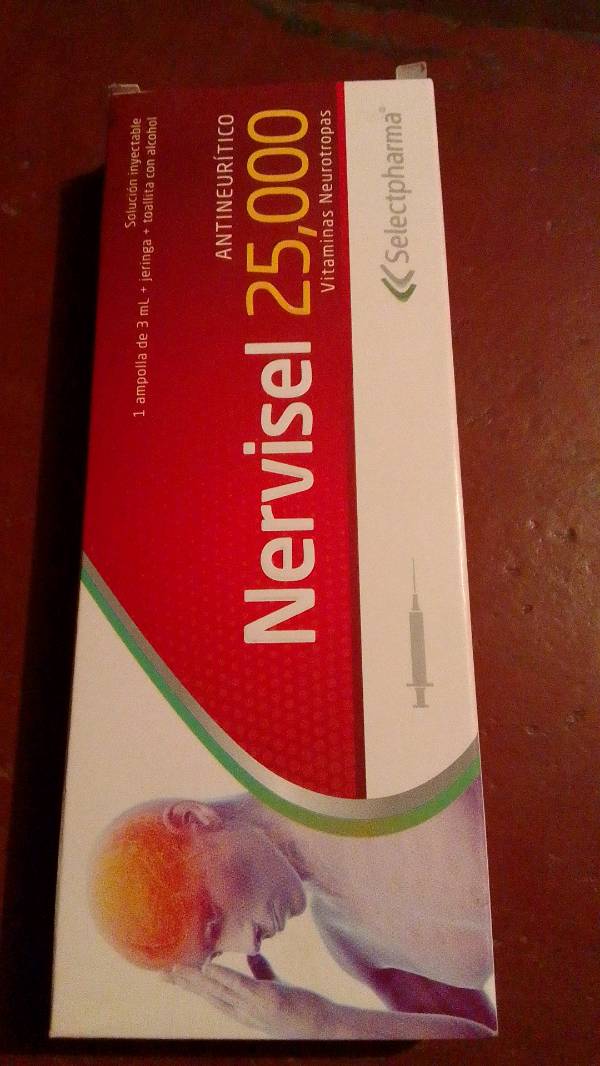Nervisel 25,000 inyeccion en Guatemala City