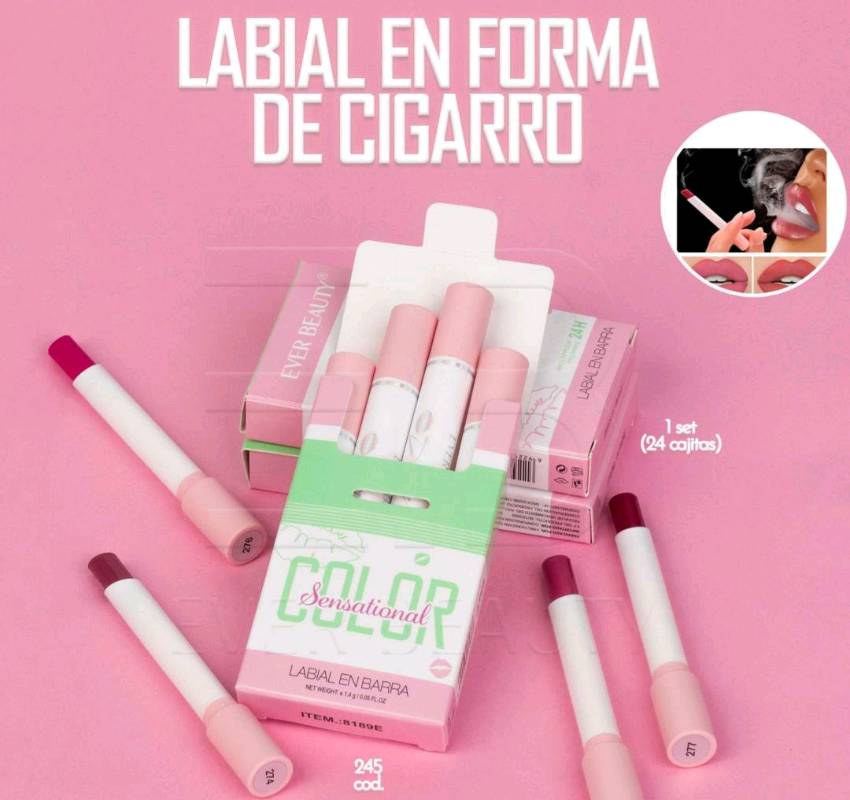 Labial en forma de Cigarro en Lima