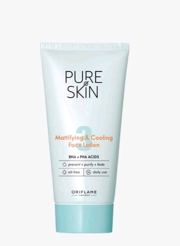 Crema facial matificante y refrescante PURE SKIN en Chiclayo