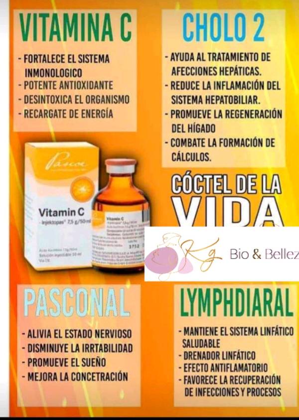 Vitamina C y cóctel de vitaminas promo de verano en Lima