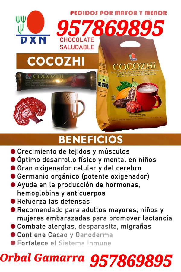 Cocozhi con ganoderma en Arequipa