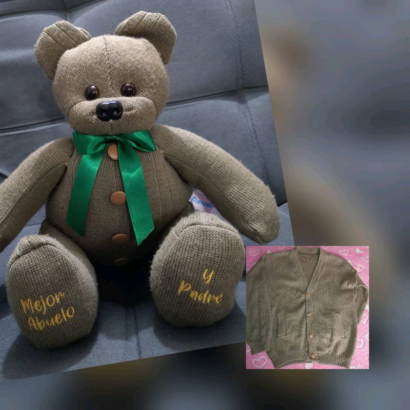 Osito memorial en Bogotá