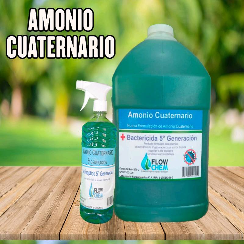 Desinfectante Antiséptico Amonio Cuaternario 5 generación en Valencia