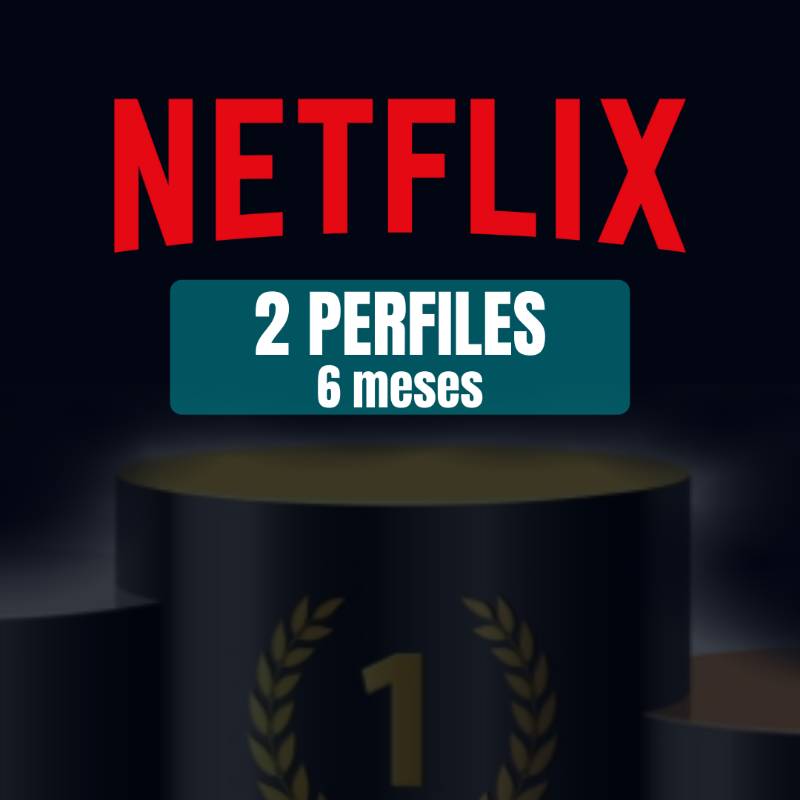 Netflix 2 perfiles - 6 meses en Lima