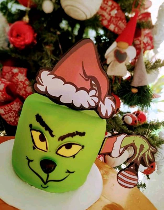 Mini torta grinch en Quito