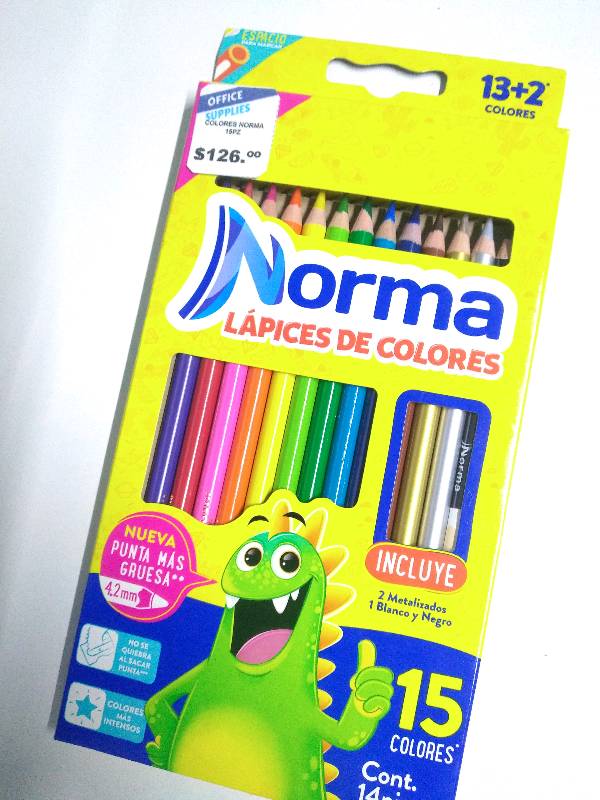 Colores norma 15 pzs en Xochimilco