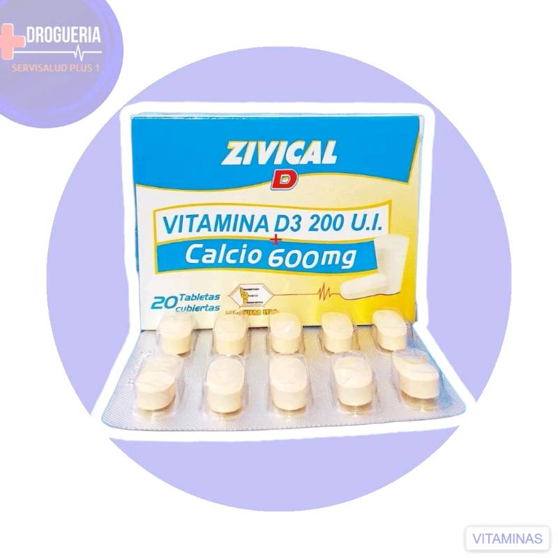 Zivical D caja x 30 tabletas. en Cali