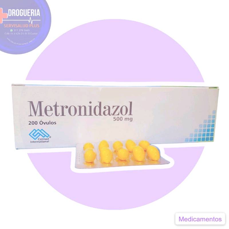 Metronidazol 500mg óvulos x 10 unidades en Cali