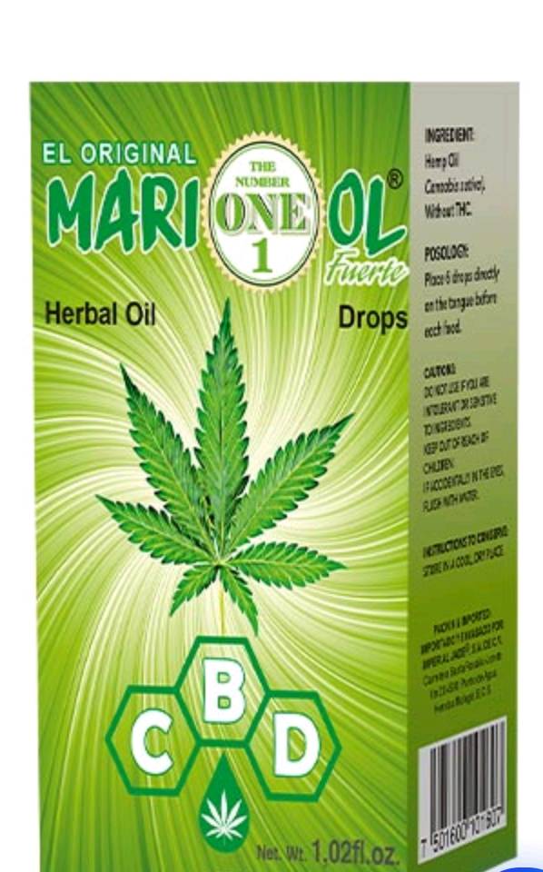MARI ONE OL FUERTE Aceite de hemp. Gotas sublinguales en Queretaro