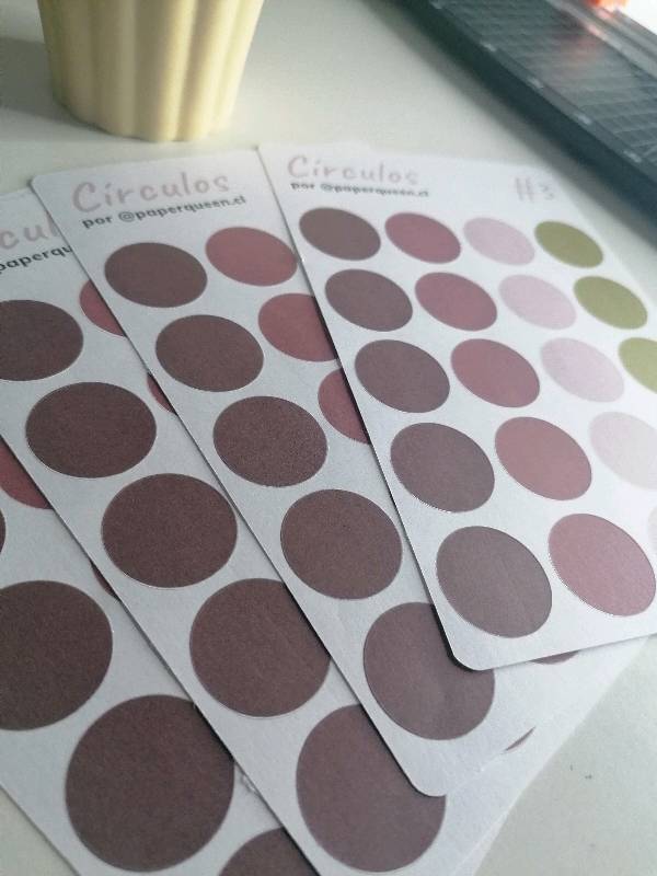 Stickers Círculos de Colores #3 en La Granja
