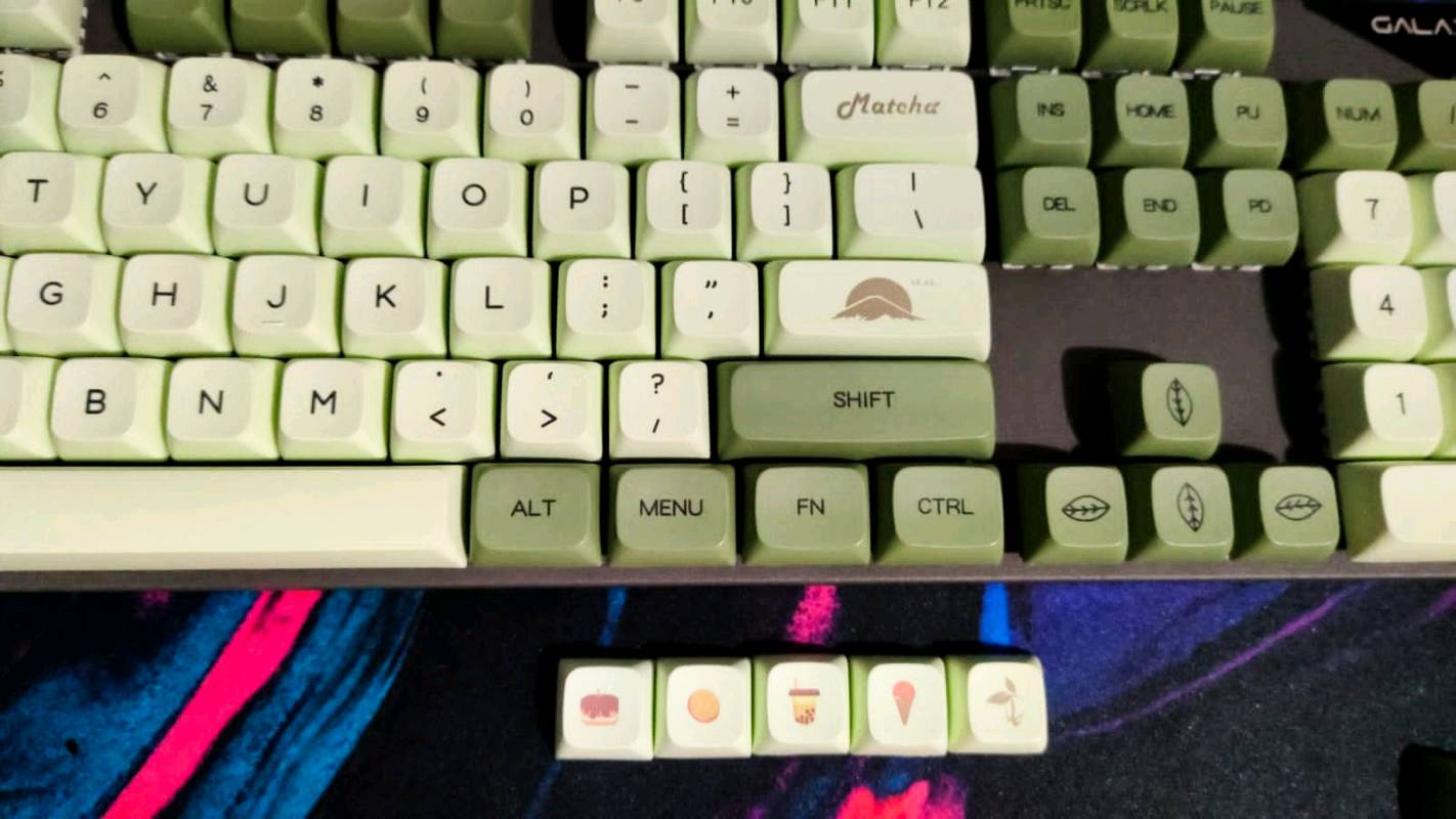 SET DE KEYCAPS MATCHA en Lima