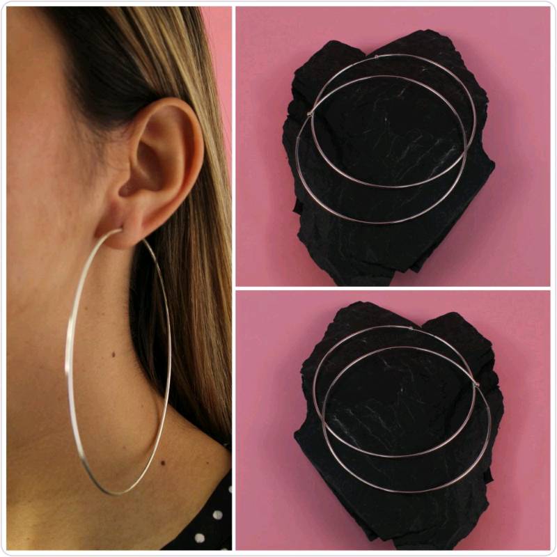 Candongas Extra Grandes Plateadas 2073 en Arauca