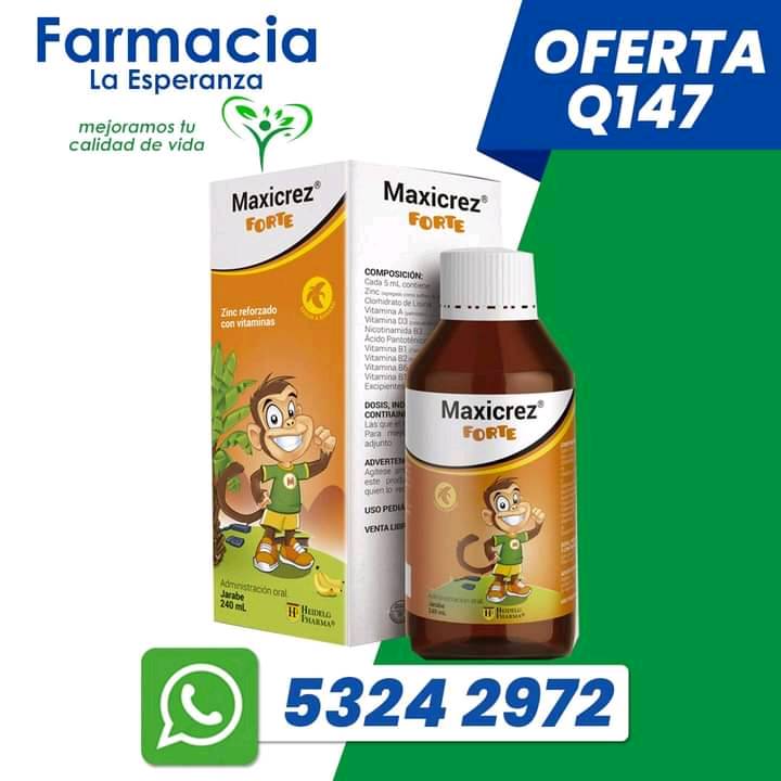 Maxicrez forte 240ml en Petén