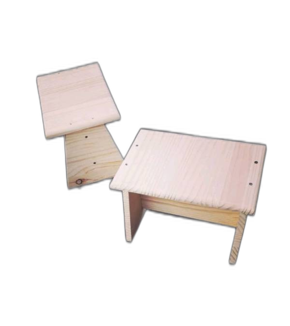 Banquito de madera en Santiago de Chile