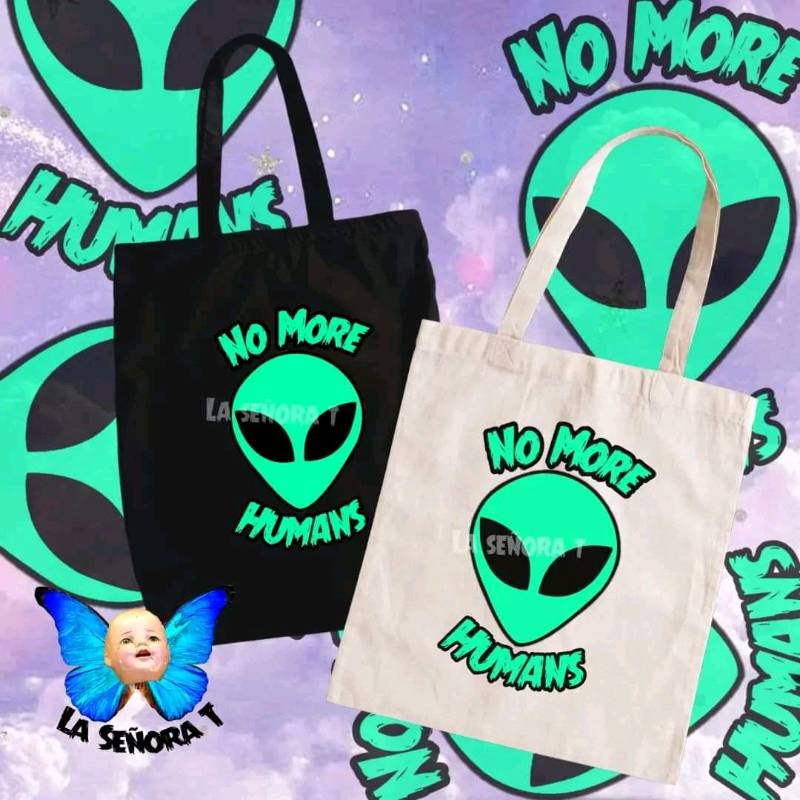 Totebag No More Humans in Bogotá en Bogotá