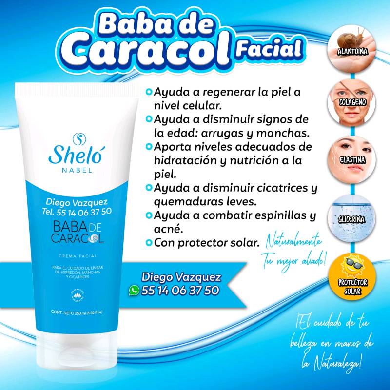 Crema Baba De Caracol Fácial En San Cristóbal Ecatepec