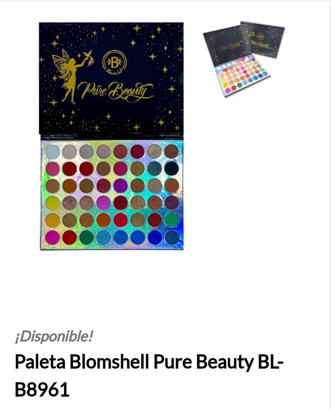 Paleta Blomshell Puré Beauty en Cartagena