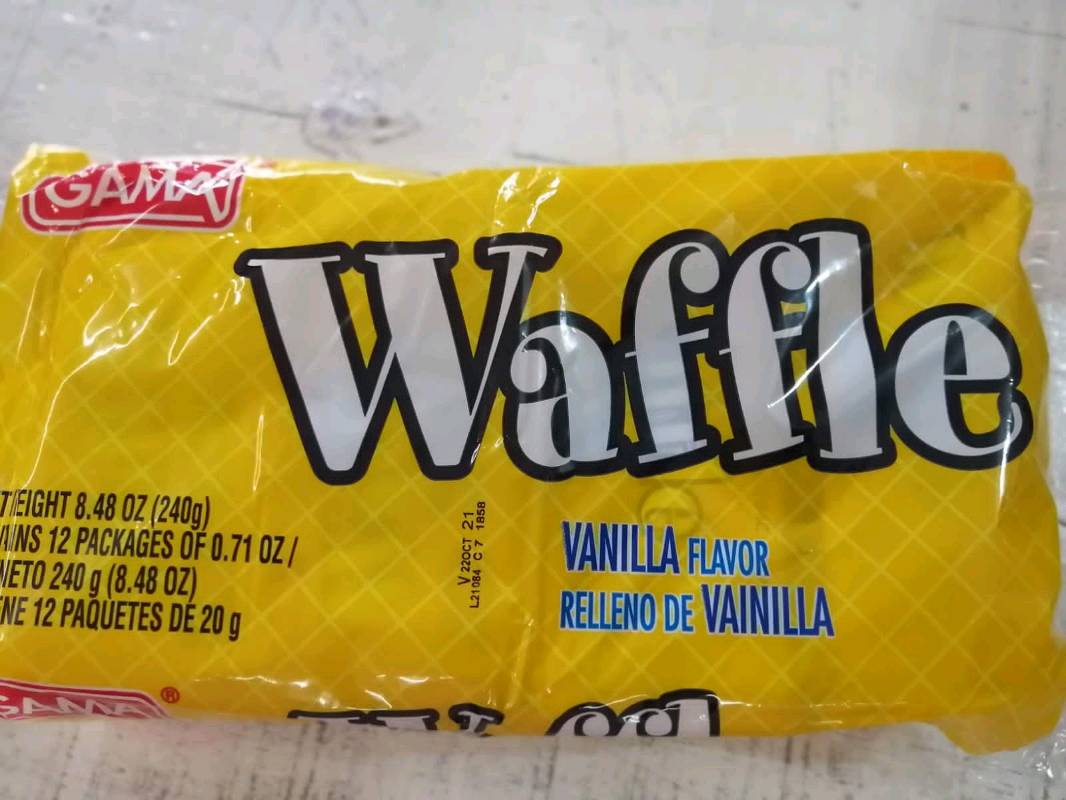 Galleta Waffle en Managua