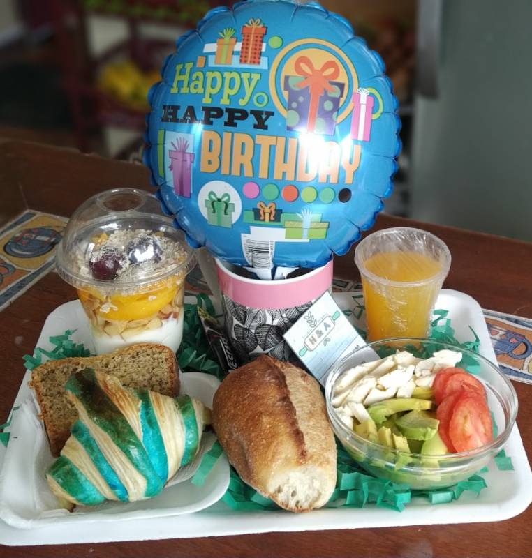 Desayuno saludable cumpleañero en La Paz