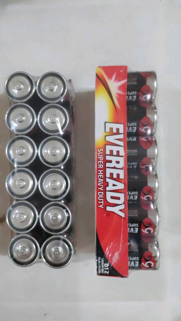 Pilas Eveready D12(grande)