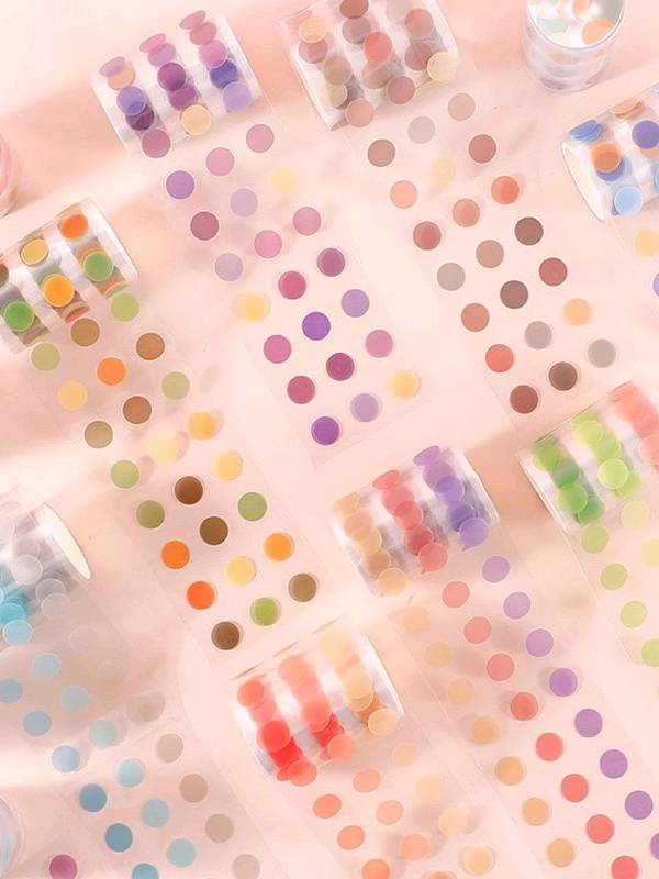 Rollo de sticker en círculos en Tegucigalpa