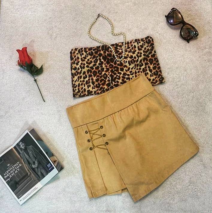 Top y falda short en Lima