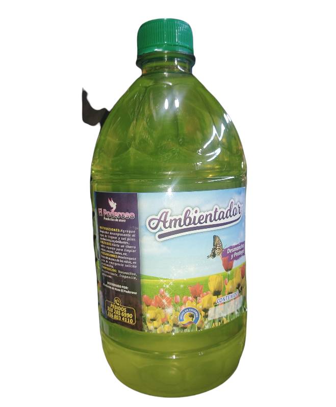 Ambientador para piso el poderoso 2 litros en bucaramanga