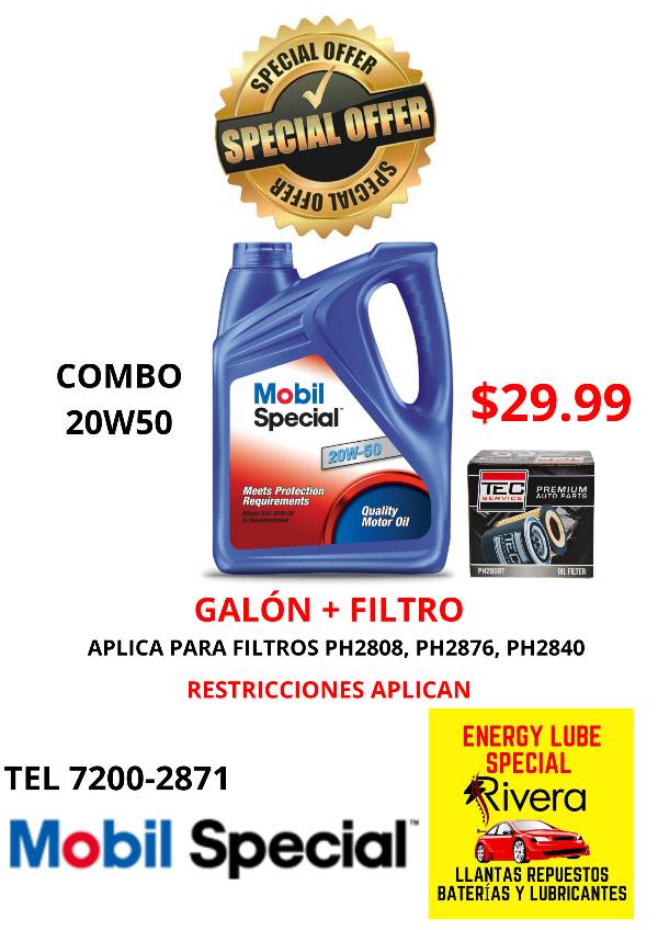 MOBIL Special 20w50 en San Miguel