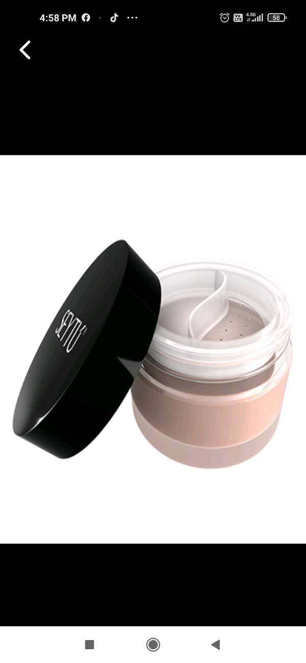 Polvo traslúcido Seytú en bagua grande