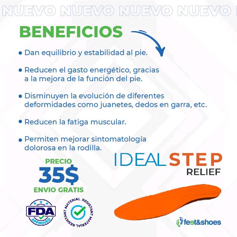 Plantilla Ideal Step Relief en Valencia