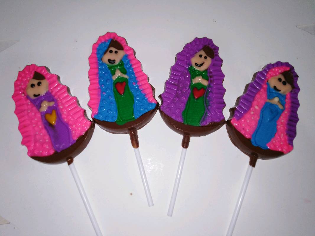 virgen de chocolate en Popayán