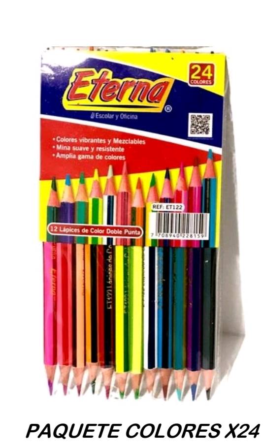 Color Eterna x12 doble punta en Sabanalarga