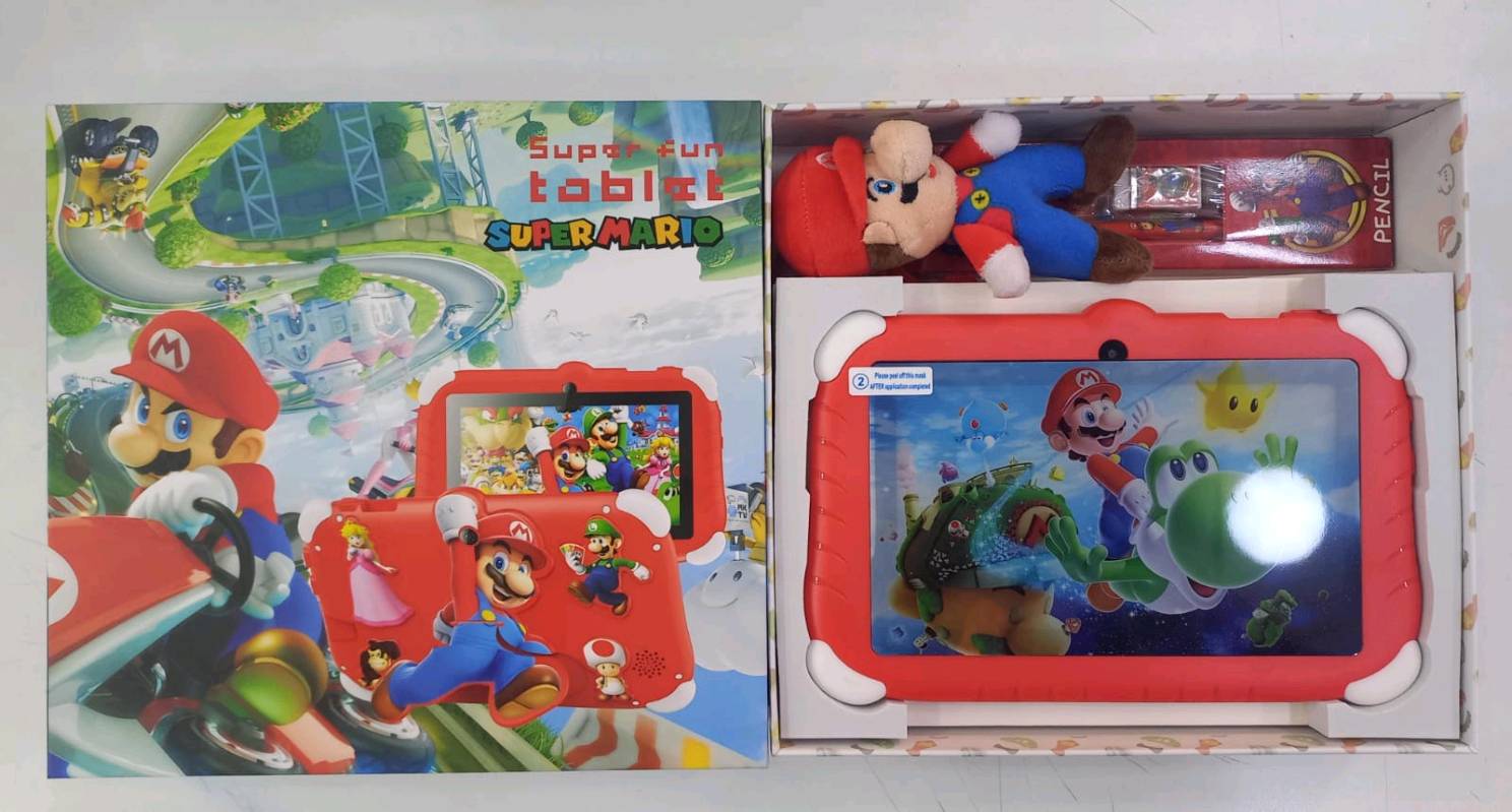 TABLETA INFANTIL MARIO BROS CON ACCESORIOS en Mexico City