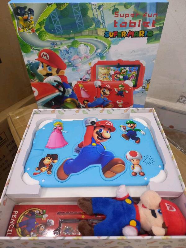 TABLETA INFANTIL MARIO BROS CON ACCESORIOS en Mexico City