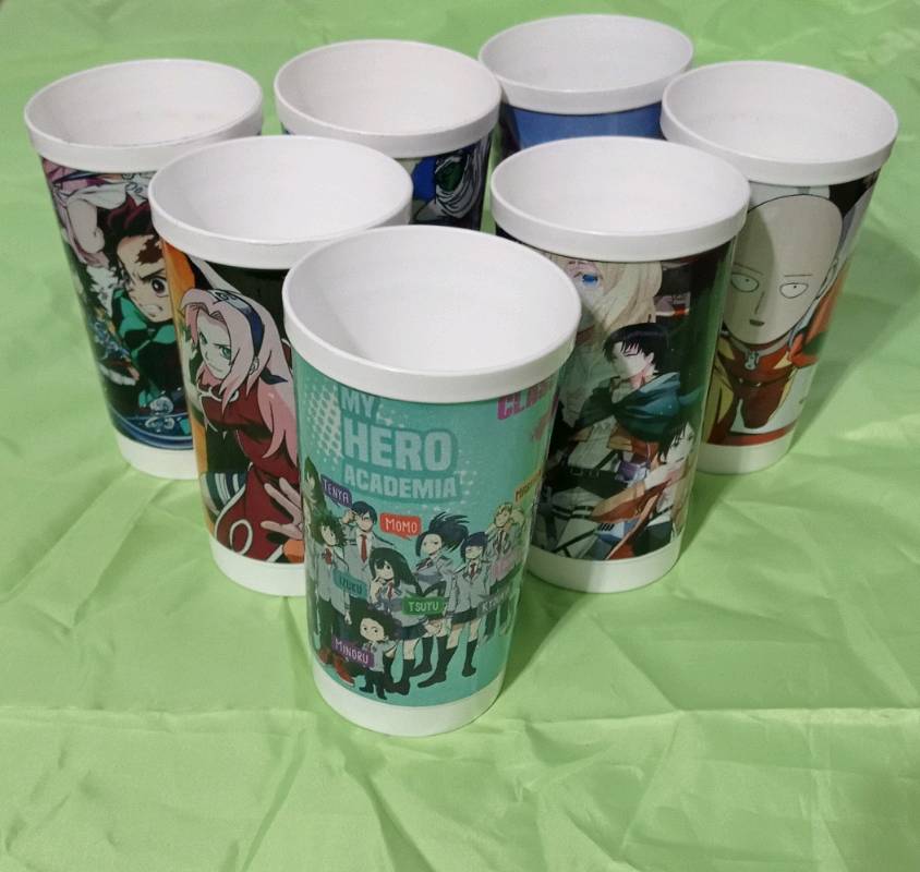 Vasos plásticos con vinilo sublimado en Buenos Aires