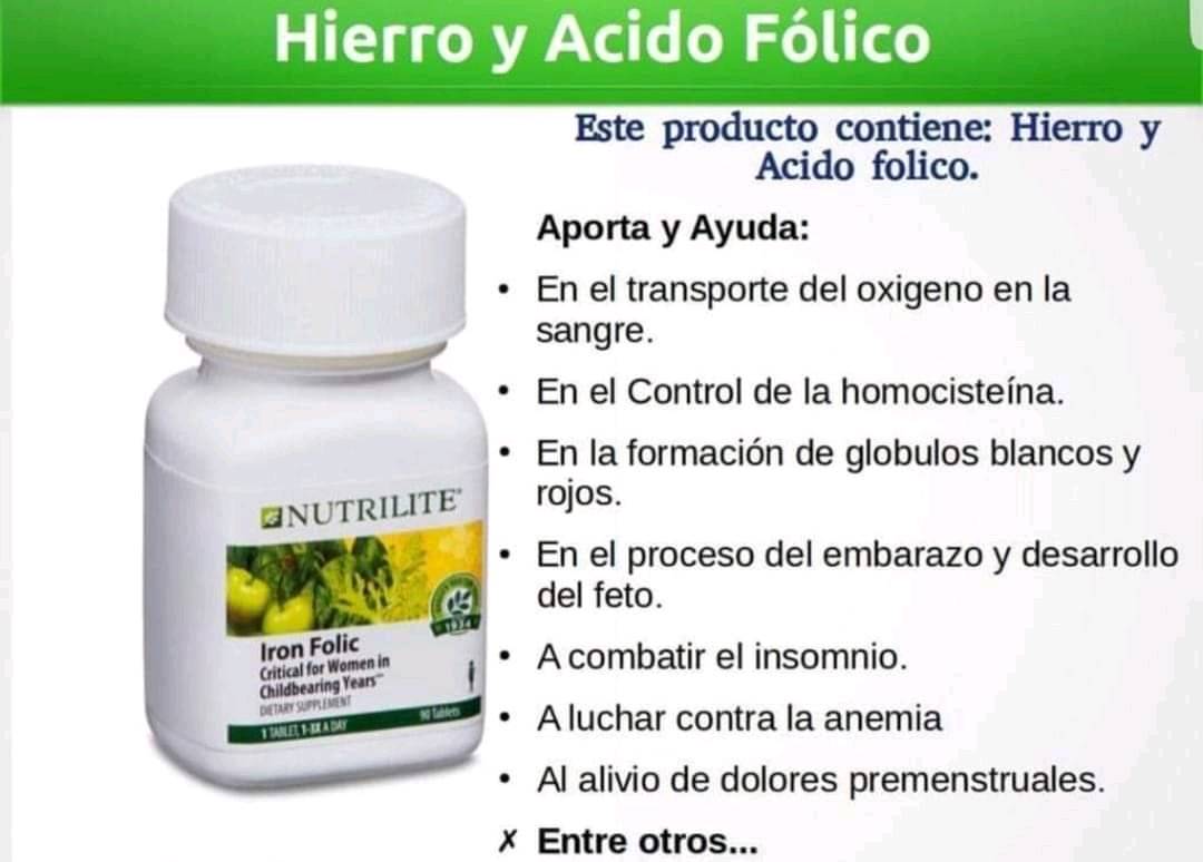 Hierro y acido folico en Santiago de los Caballeros
