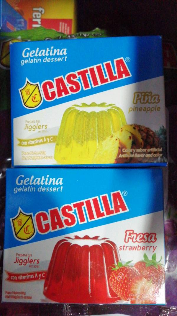 Gelatinas De Cajitas En La Esperanza