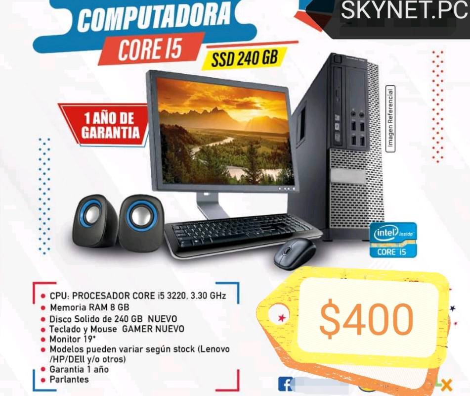 Computador core i5 completo en Guayaquil