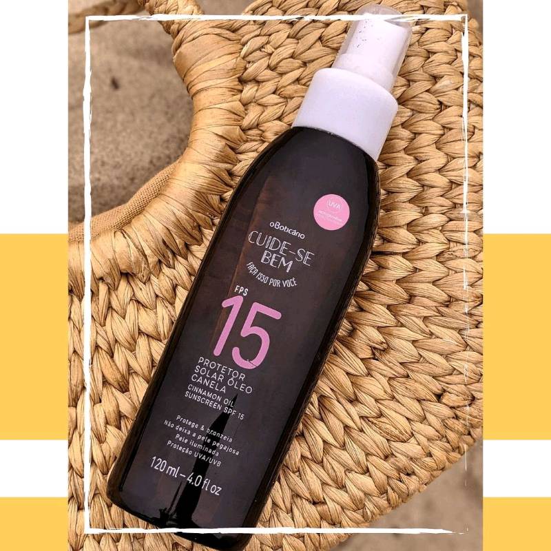 Protector solar 15FPS con óleo de canela. en Asunción