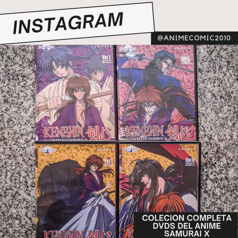 Colección Dvds Samurai X en Ambato