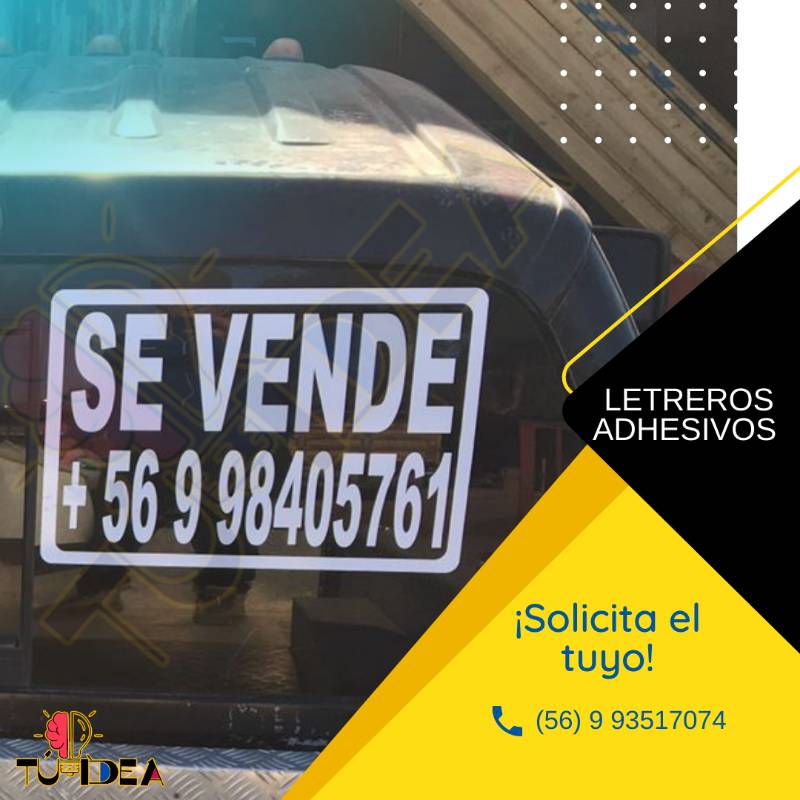 LETRERO SE VENDE en Santiago de Chile
