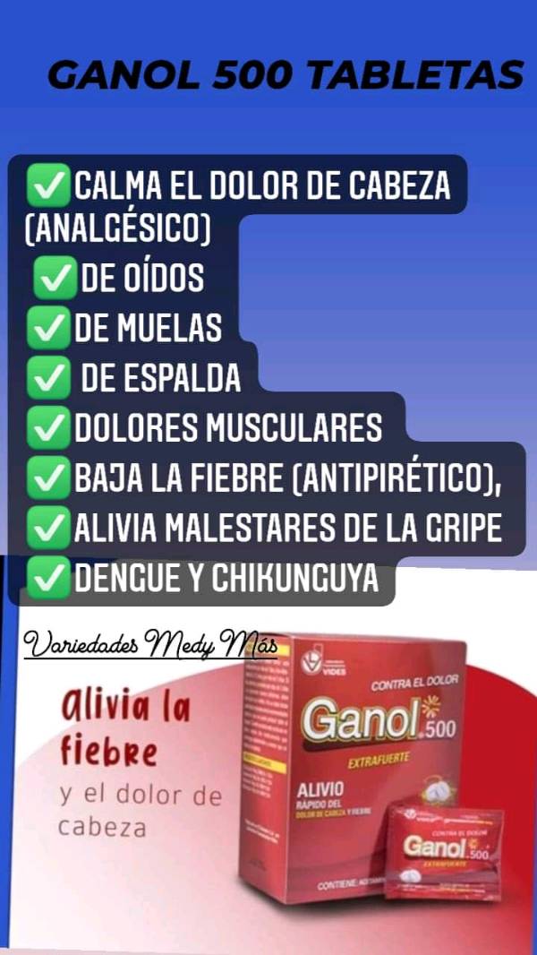 GANOL SOBRE X2 TABLETAS en La Libertad