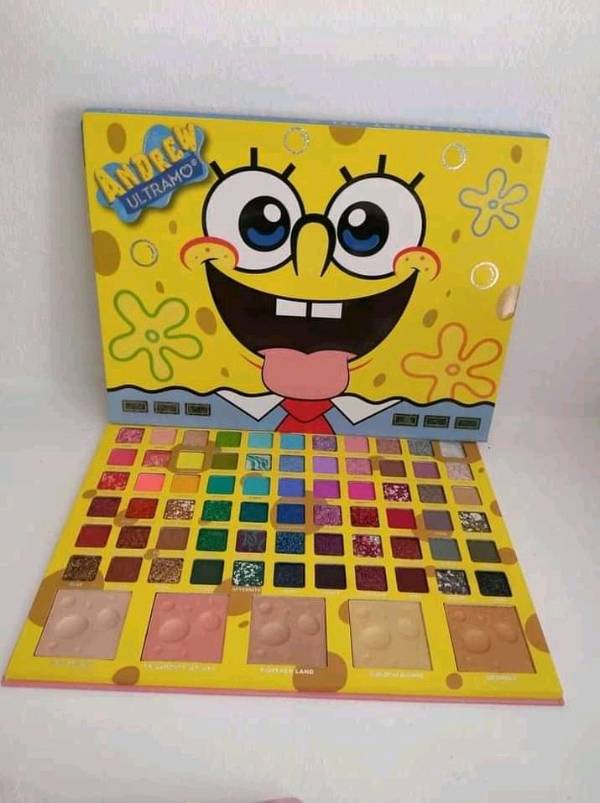 PALETA DE SOMBRAS ULTRAMO BOB ESPONJA en Ciudad de Mexico