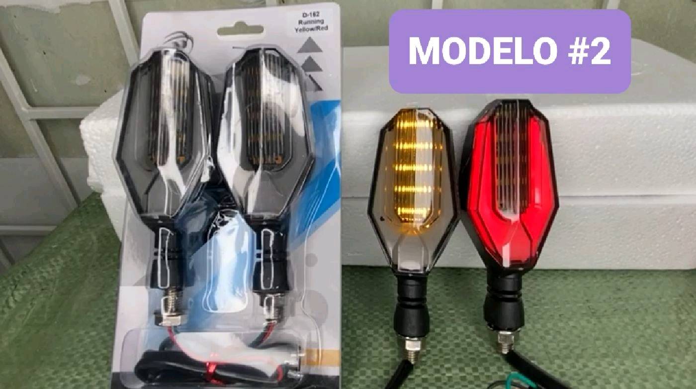 LUCES DIRECCIONALES MOTO DE ALTA LUMINOSIDAD LED SET x2 UNIDADES en Cali