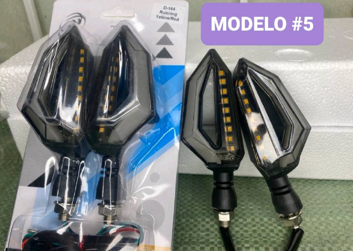 LUCES DIRECCIONALES MOTO DE ALTA LUMINOSIDAD LED SET x2 UNIDADES en Cali